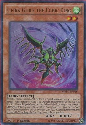 Geira Guile the Cubic King - MVP1-EN036 - Ultra Rare - 1st Edition x1 ...