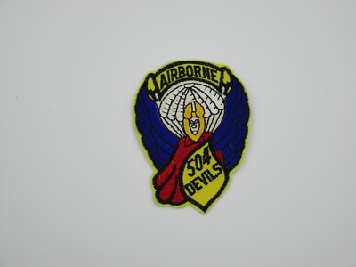 Airborne 504 Devils patch, Airborne patch, military patch, sew in patch ...