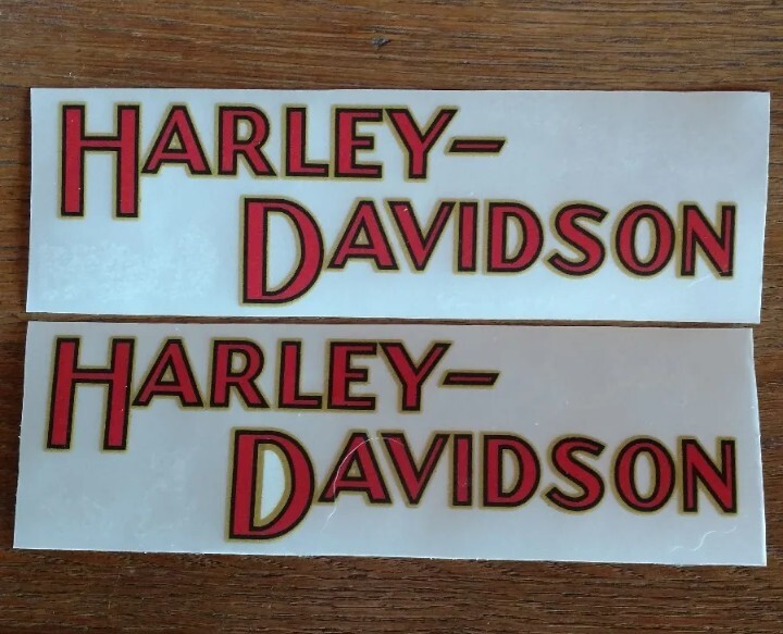 Harley Davidson Tank Decals Stickers, Dyna, Street Glide, Custom ...