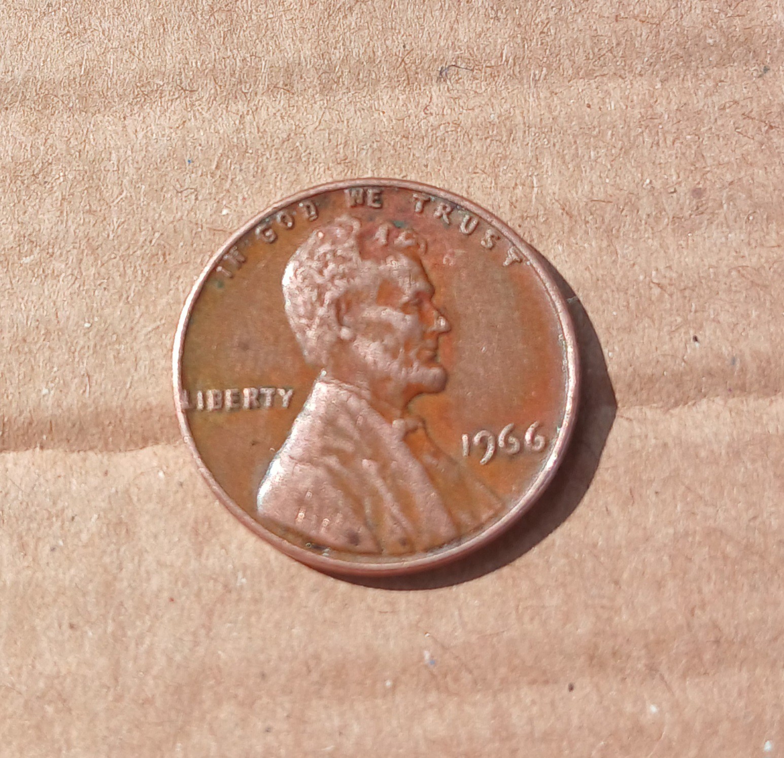 1966 penny no mint mark ”L” error on rim! | eBay