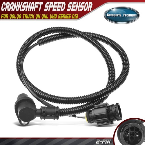 New Crankshaft Speed Sensor for Volvo Truck VN VNL VHD Series D12 ...