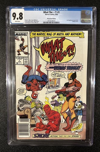What The --?! #1 - CGC 9.8 Newsstand (1988) Brand New Case | eBay