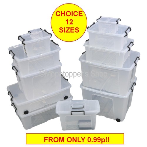 British Made Smart Box Clear Plastic Storage Boxes With Lids - Choice ...