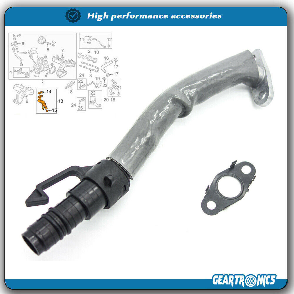 55587854 For GM CRUZE SONIC TRAX 1.4 TURBO OIL RETURN DRAIN PIPE TUBE ...