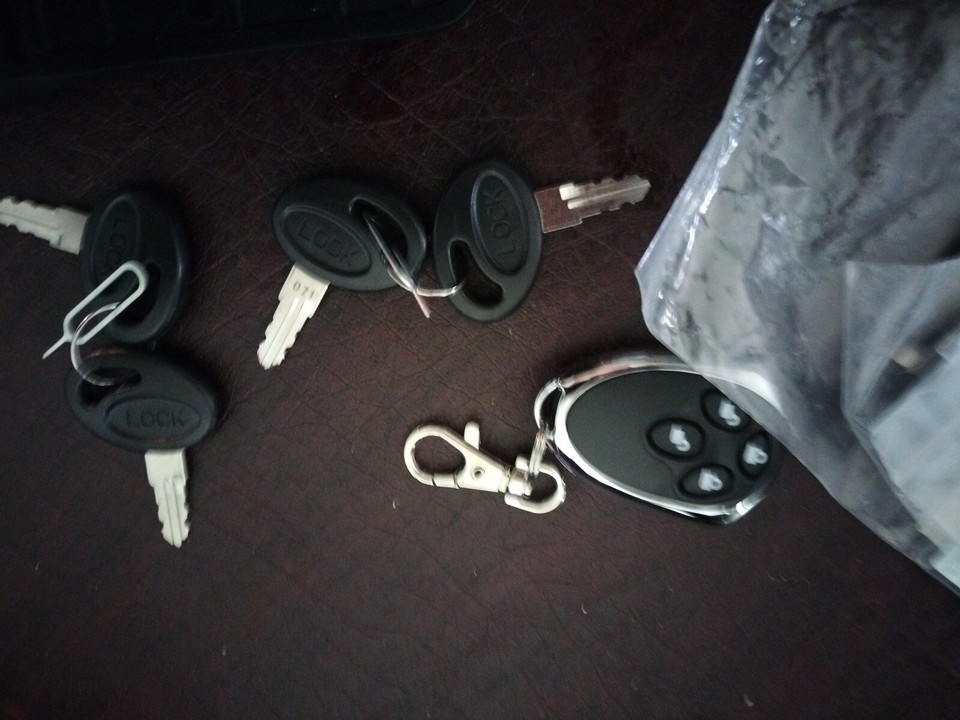 TURE Keyless Entry System RV Lock ~ 2 Pack ~ Key FOB Remote Travel ...