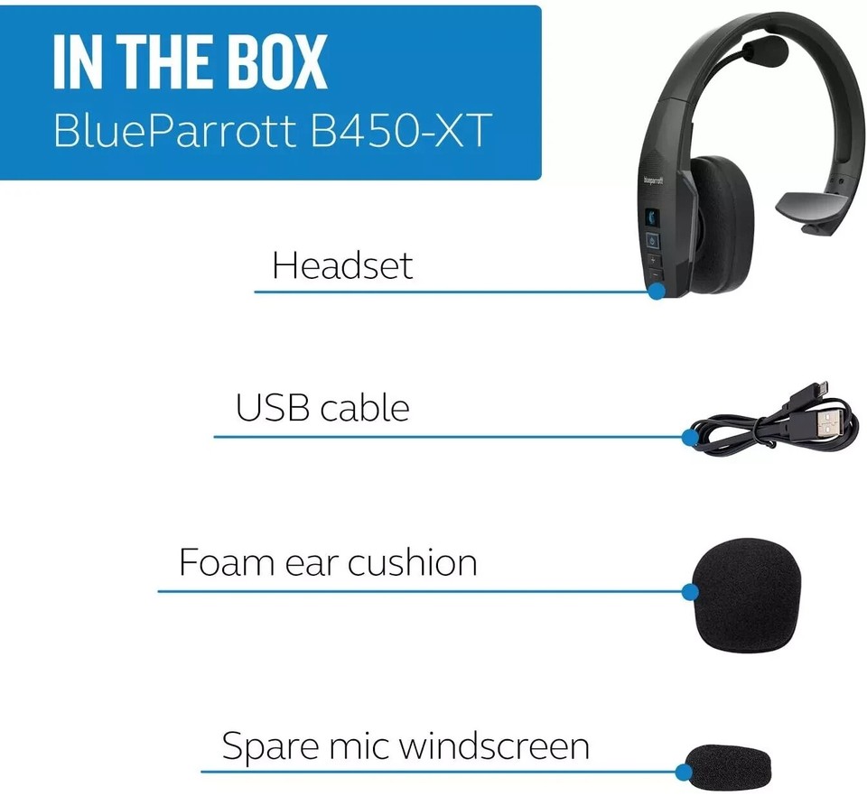 Blue Parrot B450-XT bluetooth headset and pocket knife bundle! Limited ...