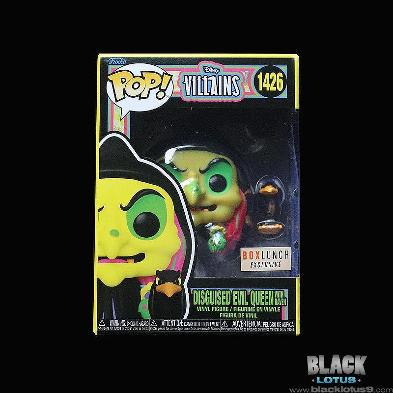 Funko Pop! Black Light Disguised Evil Queen with Raven BoxLunch Disney ...