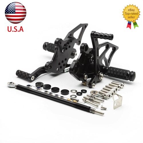 For Kawasaki NINJA 300 250 2013-2017 CNC Rearset Footpeg Footrest Pedal ...