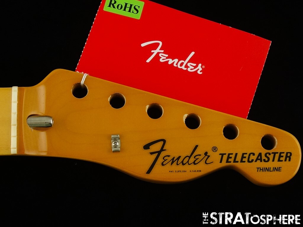 Fender AV II American Vint 1972 Tele 72 Thinline NECK Telecaster Maple ...