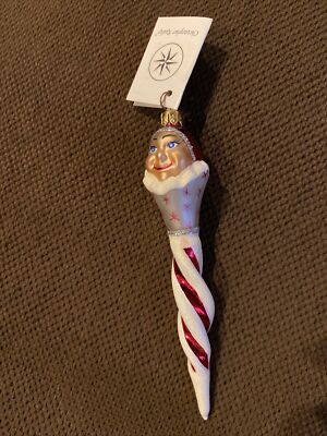 Vintage Christopher Radko Icicle Ornament Jack Frost Jr. Red 1998 No ...