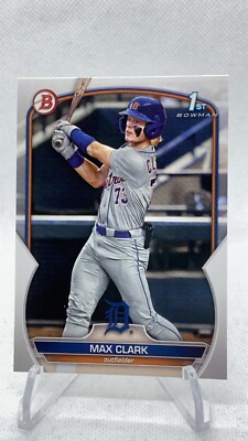 2023 Bowman Draft Max Clark 1st First Bowman Detroit Tigers Prospect ...