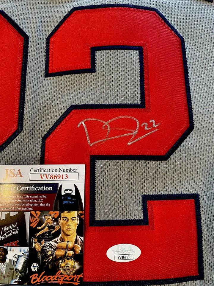 ANAHEIM ANGELS- DAVID FLETCHER AUTOGRAPH 2022 GREY NIKE #22 JERSEY JSA ...