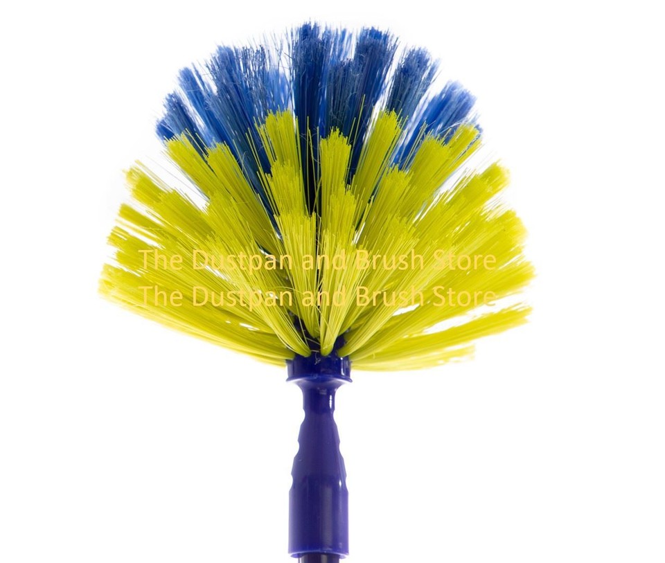 Extendable Cobweb Brush Domed Head Cob Web Feather Duster Long ...