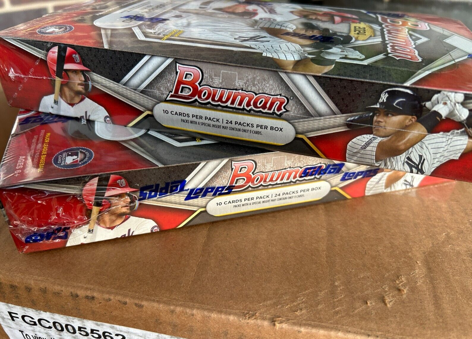 2024 Bowman Baseball 2 Box LOT - 2 factory sealed HOBBY Boxes (clean ...