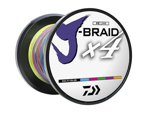 Daiwa J-Braid x4 Braided Line 550 Yards Multi-Color | eBay
