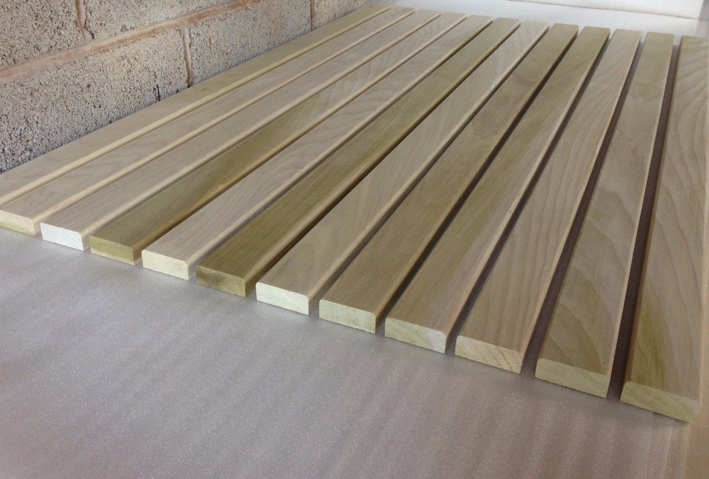 Hardwood Garden Bench Slats Battens 1.22m x 55mm or 35mm x 20mm Seat ...