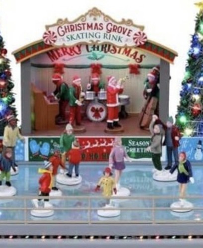 Lemax Village Collection Lemax Christmas Grove Skating Rink for sale ...