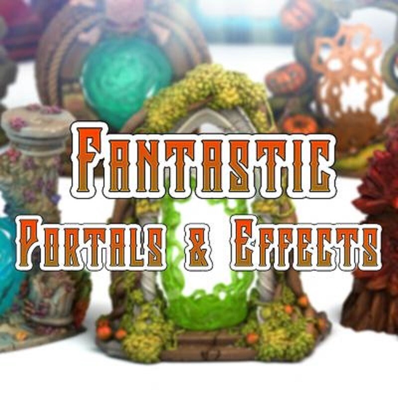 Magic Portal-3D Printed Resin RPG/Dungeons & Dragons Tabletop Gaming ...
