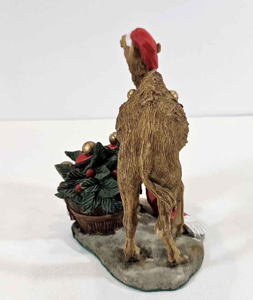 Nanco Vintage 1989 Tom Rubel Christmas Camel Santa Hat Bells Figurine A15042 | eBay
