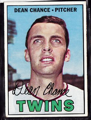 1967 TOPPS BASEBALL CARD #380 DEAN CHANCE MINNESOTA TWINS - EX | eBay