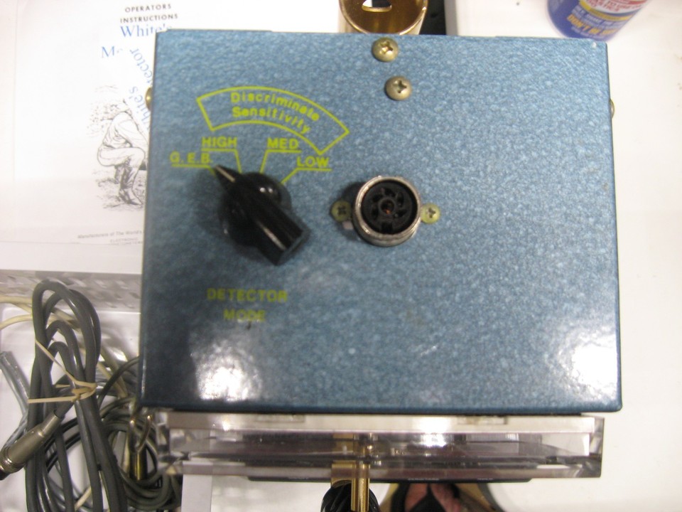 Whites Coinmaster V Supreme Metal Detector Control Box Only Parts or ...