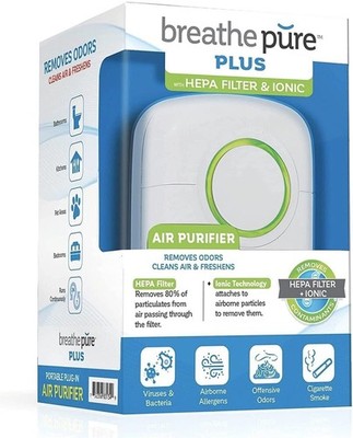 Breathe Pure Plus Plug In Air Purifier, Portable 752356831349| eBay