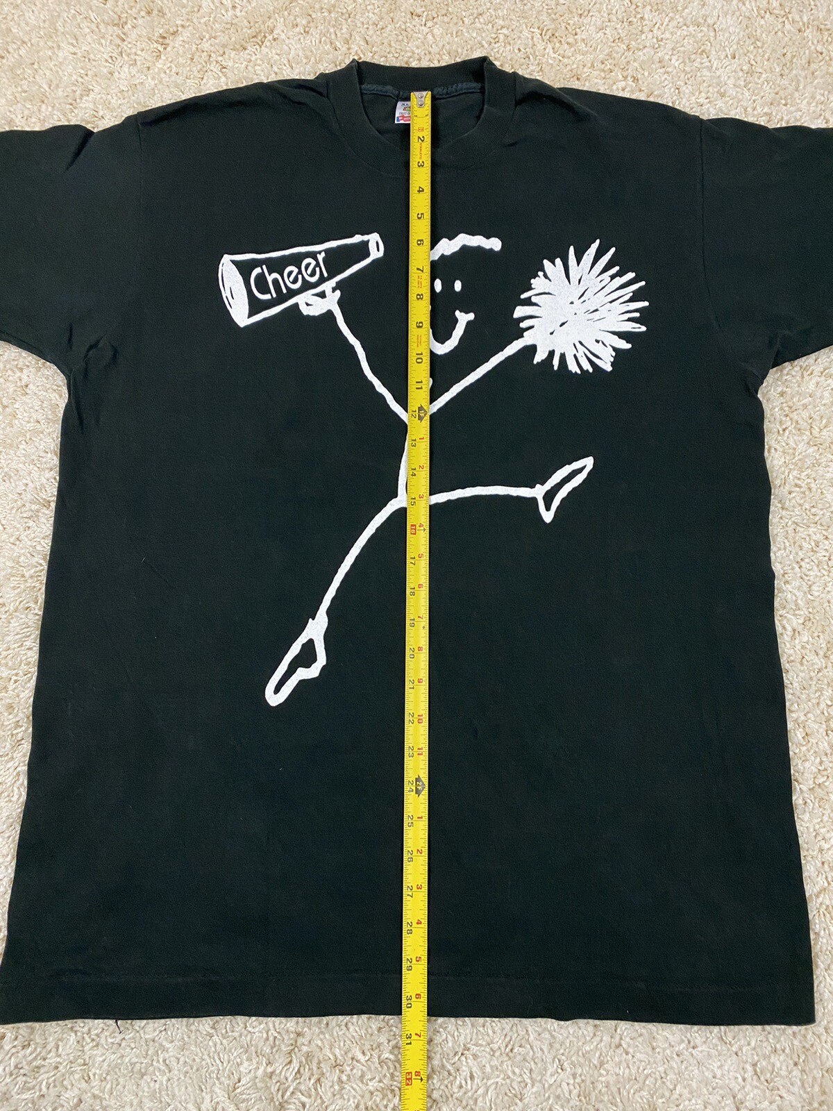 VINTAGE 80s 90s STICK FIGURE DRAWING CHEER TEAM SQUAD… - Gem