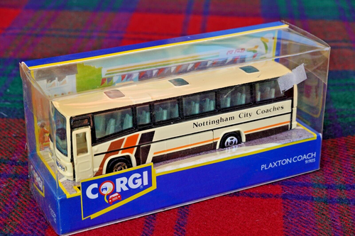 1991 CORGI 91905 Plaxton Coach (Bus) "Nottingham City Coaches" mint ...