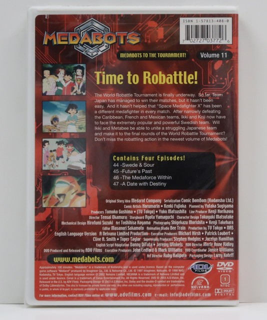 Medabots Vol. 11: Medabots to the Tournament (DVD, 2003) for sale ...