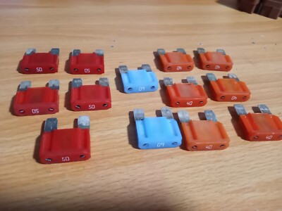 (Lot Of 13) Fuses Littel Fuse 299 32v 4604602-4635023 60A 50A 40A BMW ...