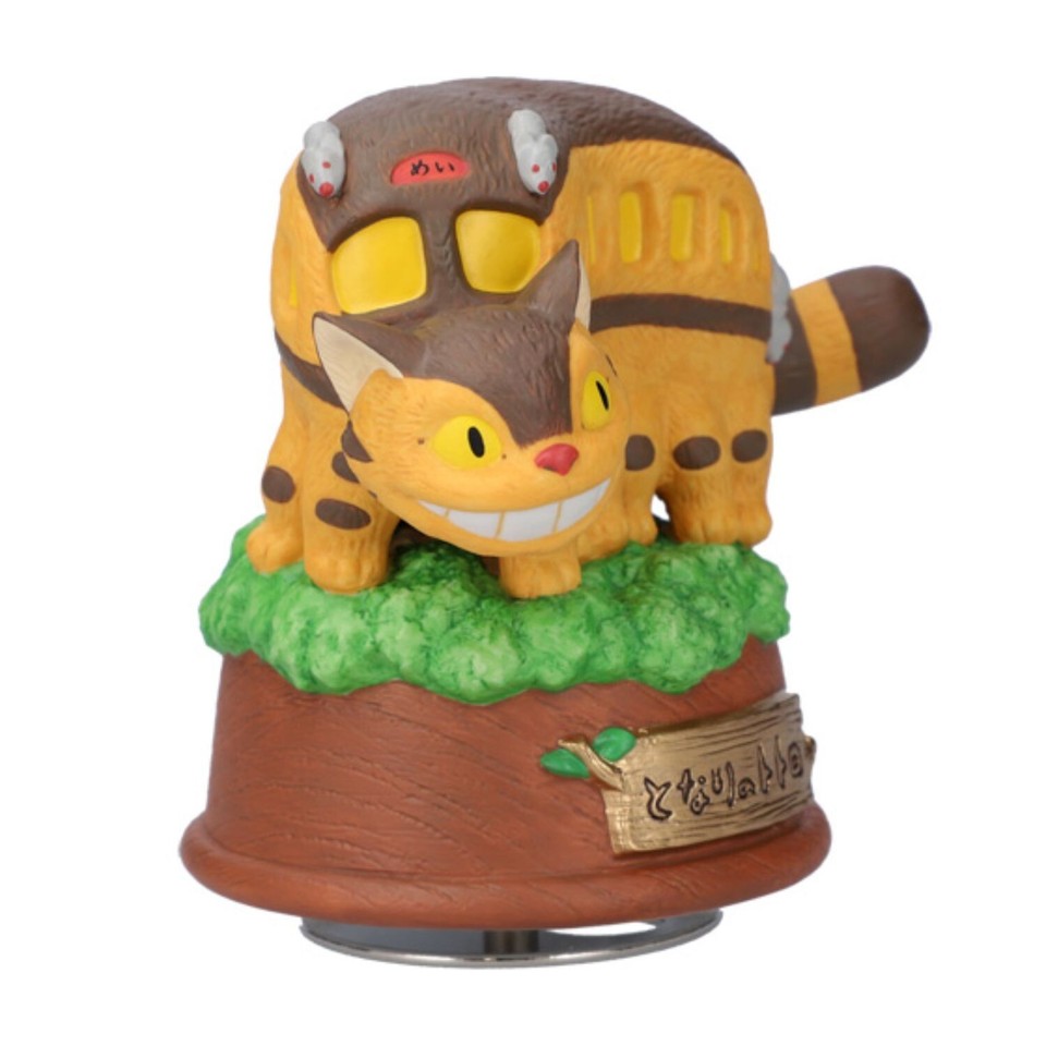 My Neighbor Totoro Porcelain Music Box Cat Bus On the Tree Studio ...