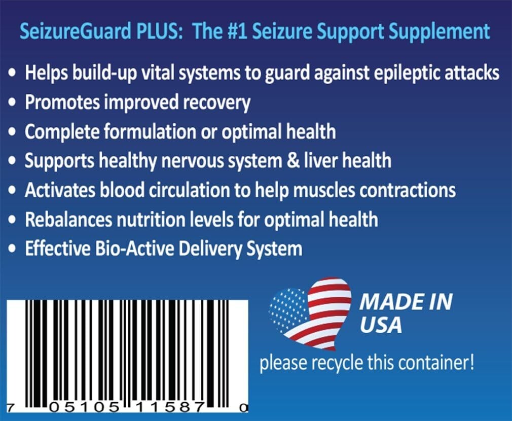 Seizureguard Plus Dog Seizure Epilepsy Supplement. Great Supplement ...