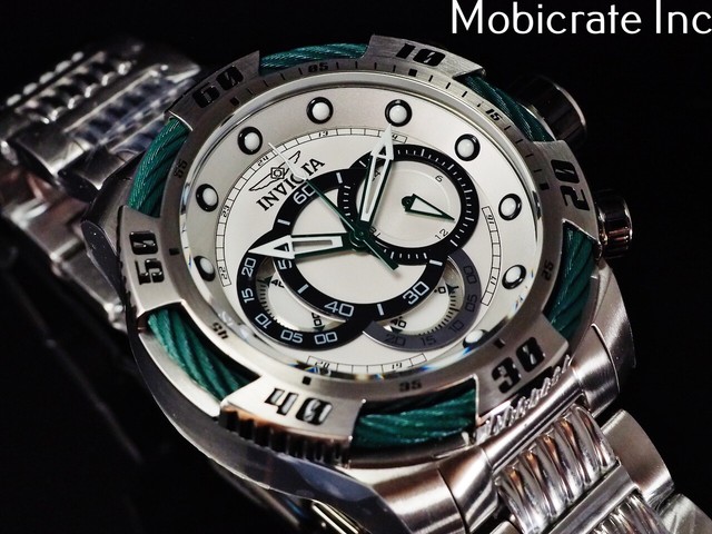 Invicta 27059 Speedway Men's Quartz Chronograph - Silver/Green for sale ...