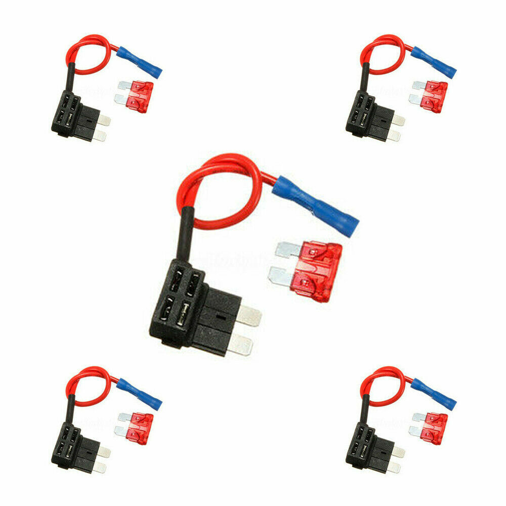 10sets Car Add-a-circuit Fuse TAP Adapter Standard ATO ATC Auto Blade ...