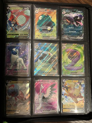 Pokemon Card Binder Collection Lot Magnezone Pikachu, Vmax Ex Full Art ...