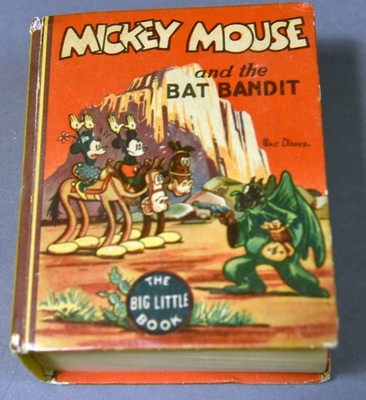 Mickey Mouse Bat Bandit Big Little Book BLB Fine- 1935-ZXYA | eBay