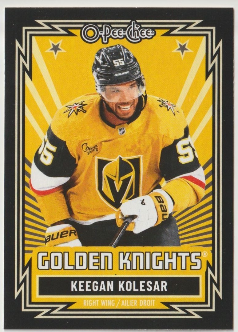 2025-26 O-Pee-Chee - Retro Keegan Kolesar #475 Retro Black Border /100 ...