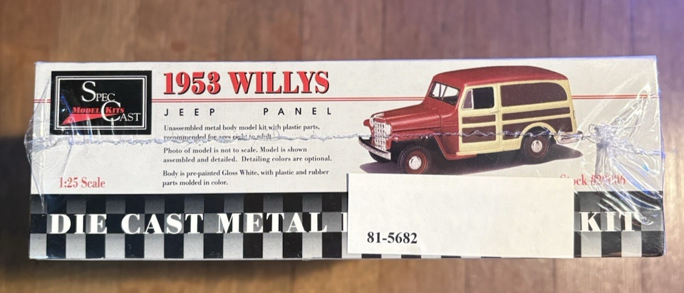 1953 Willys Jeep Panel Van - Spec Cast #29006 - Sealed Box | eBay