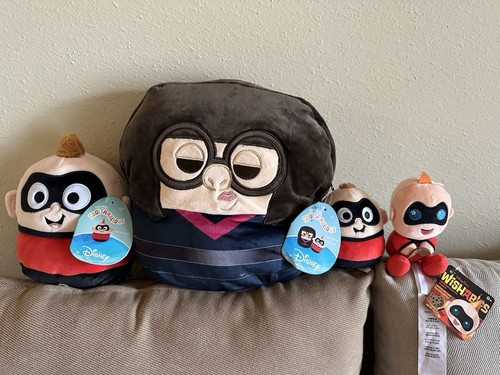 The Incredibles 10" Edna Mode 4" Jack Jack Plush Set, Sm Jack Jack ...