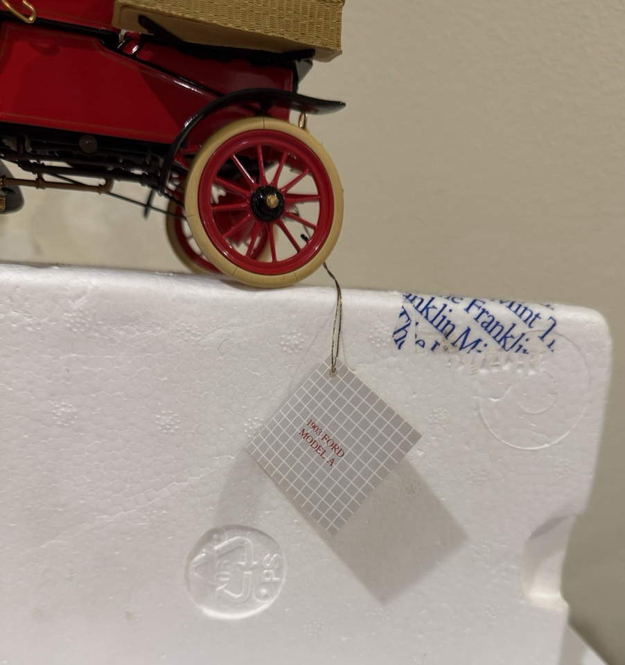 Franklin Mint Precision Models 1903 Ford Model A Diecast 1:16 Scale Red ...