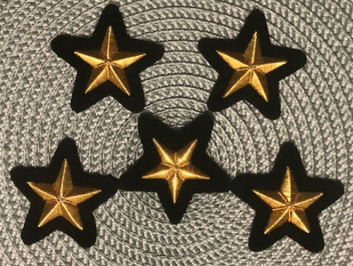 US NAVY LINE OFFICERS UNIFORM SLEEVE STARS PAIR * BRAND NEW TOP QUALITY ...