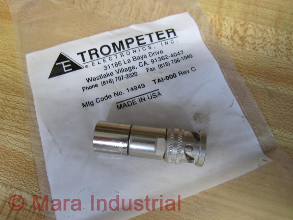 Trompeter Electronics TAI-000 Coaxial Connector 14949 Rev C (Pack of 2 ...