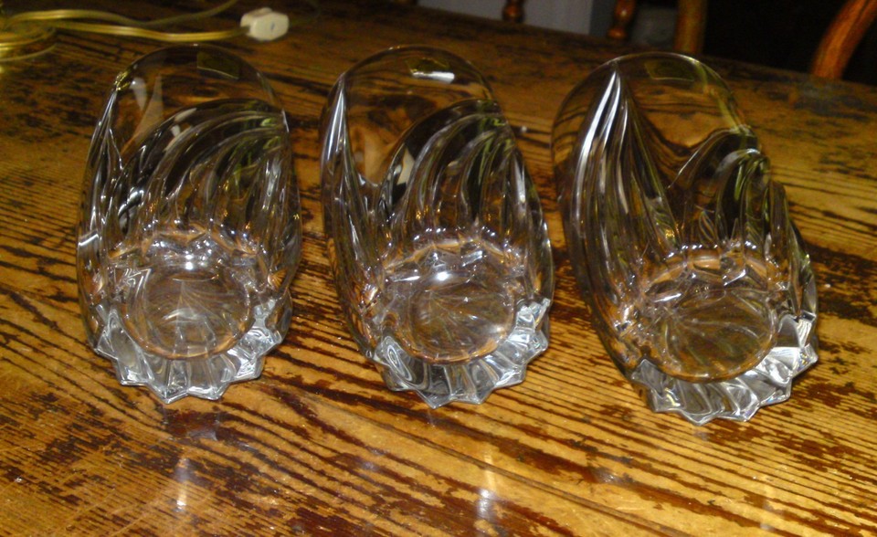 Three BLEIKRISTALL Germany Glass Crystal 24% PBO | eBay