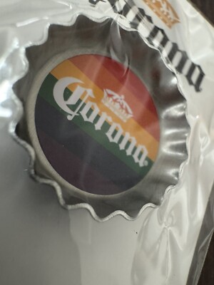 NEW Corona Beer Bottle Cap Pride Flag Promo Ad Enamel Pin | eBay