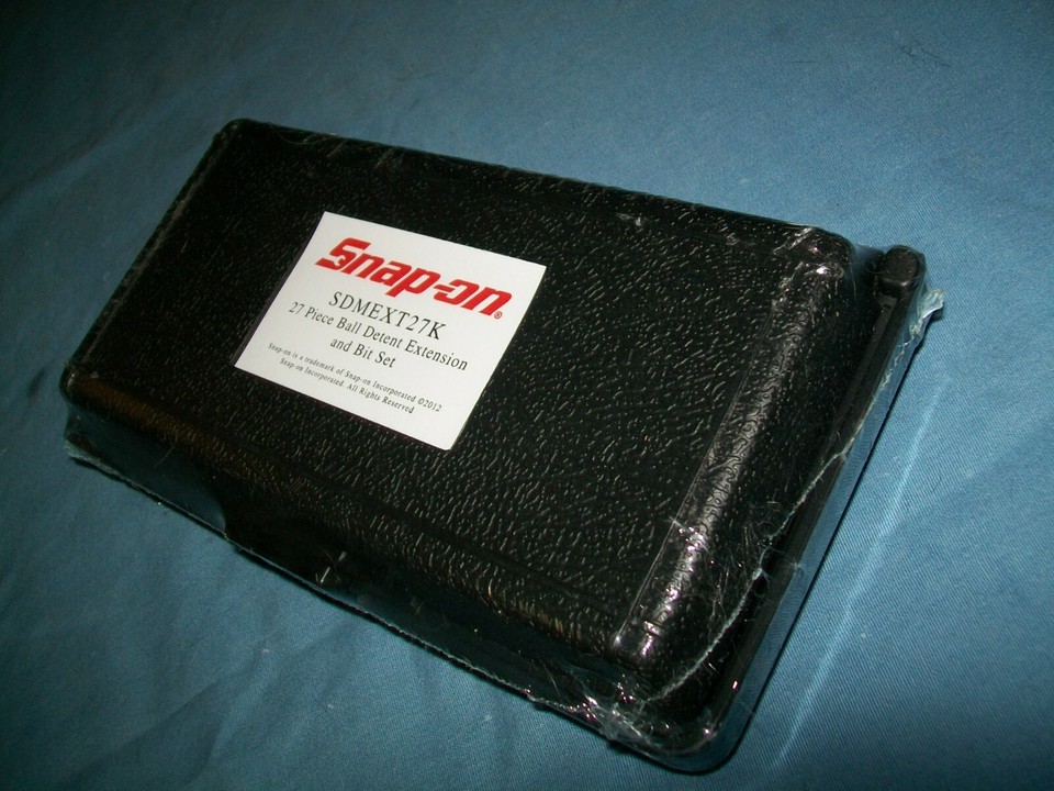 New Snap-on™ SDMEXT27K 27 pc 1/4" Hex Drive Ball Detent Adaptor and Bit ...