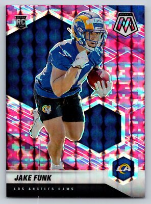 2021 Panini Mosaic #381 Jake Funk RC Prizm Prizm Camo Pink | eBay
