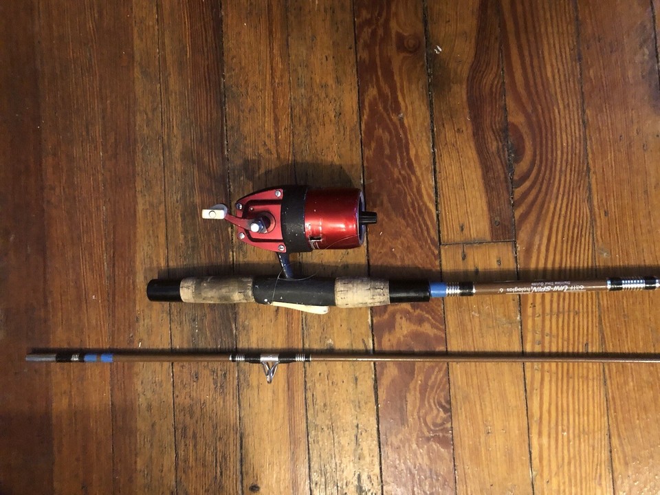 Fishing Vintage True-Temper UNI-SPIN 63T Spin Cast Rod 6' W/63L Reel ...
