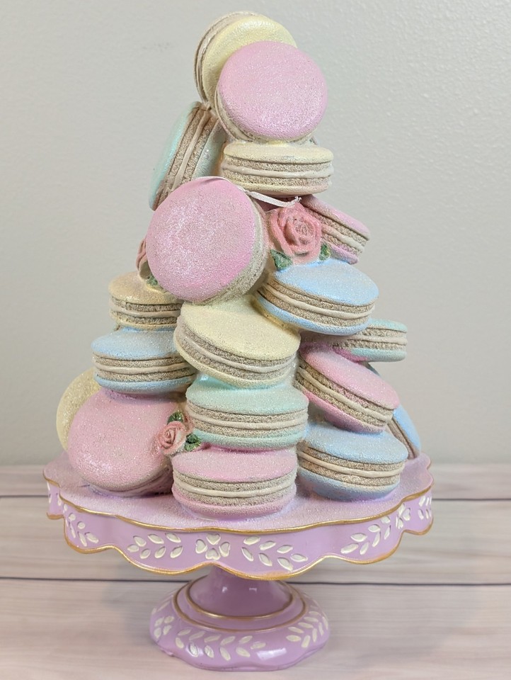 SWEET TREATS Pastel Macarons Tree On Pedestal. Spring, Wedding, Decor ...