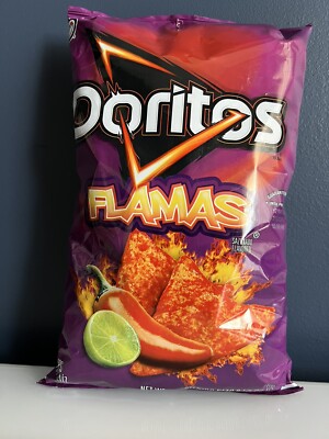⚫️ Brand New Limited Doritos Flamas Spicy Lime Red Pepper Tortilla ...