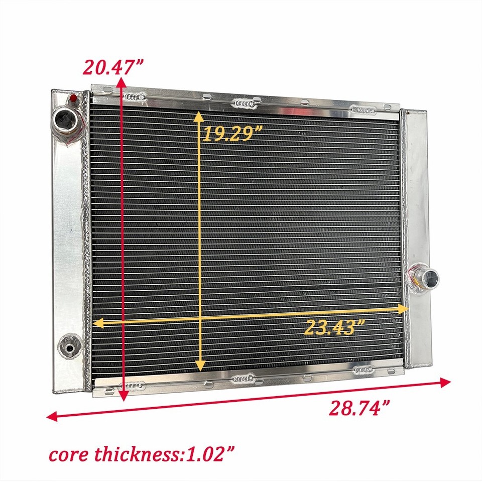 Aluminum Radiator Fit BMW E60/E61 5-Series 525 528 530 545 550 i/xi ...